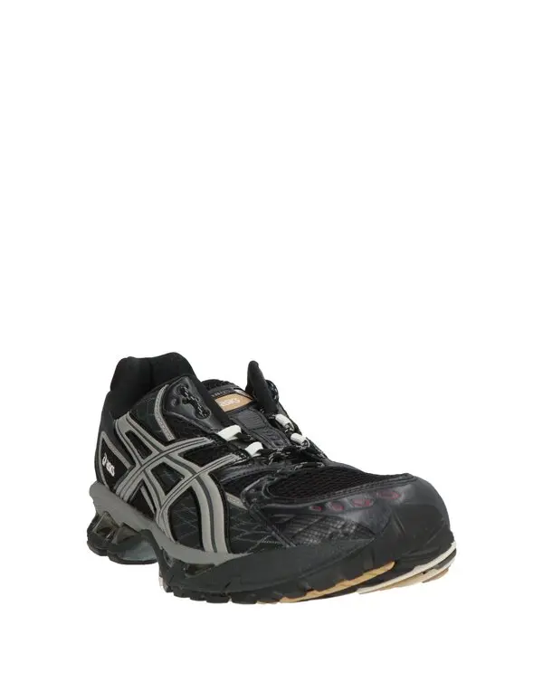 Asics Sneakers Size Textile Fibers, Synthetisches Material - Black