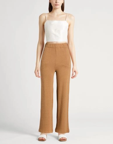 120% Lino Pants Camel Size Cashmere, Modal, Wool