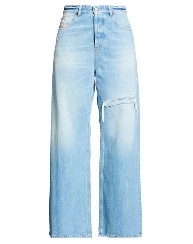 DIESEL® Cotton Wide-leg Jeans