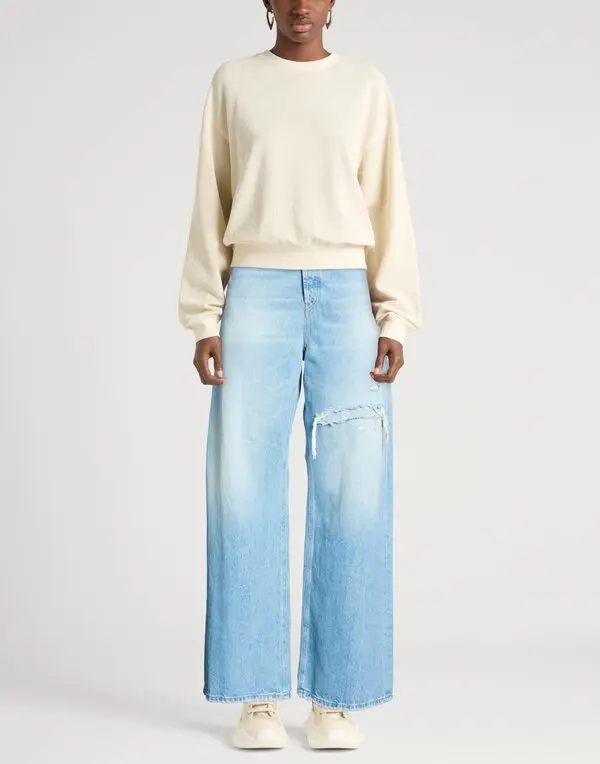 DIESEL® Cotton Wide-leg Jeans