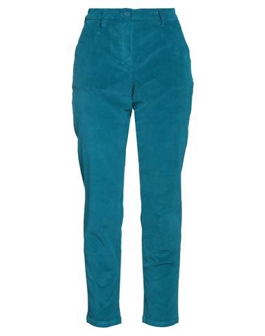 JACOB COHЁN Pants Deep Teal Size Cotton, Elastane - Green