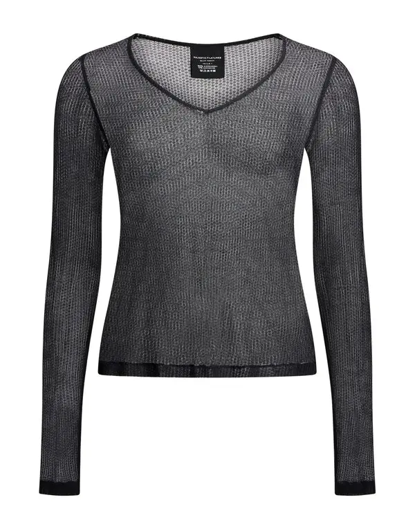 Majestic Filatures Micro Modal Cashmere V-neck Long Sleeve Top