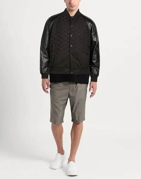 Armani Exchange Jacket Size Lambskin, Polyamide