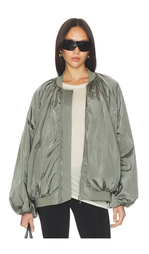 AGOLDE Raffi Bomber Jacket - Fern