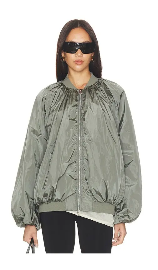AGOLDE Raffi Bomber Jacket - Fern
