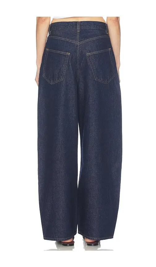 AGOLDE Rounded Baggy Jeans In Blue