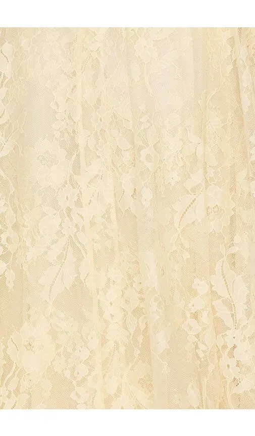 Zimmermann Lace Caped Maxi Dress