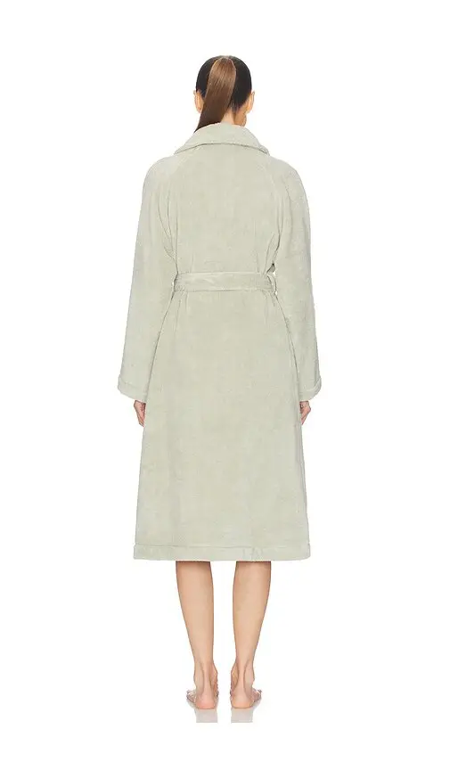 PARACHUTE Classic Plush Robe In Green