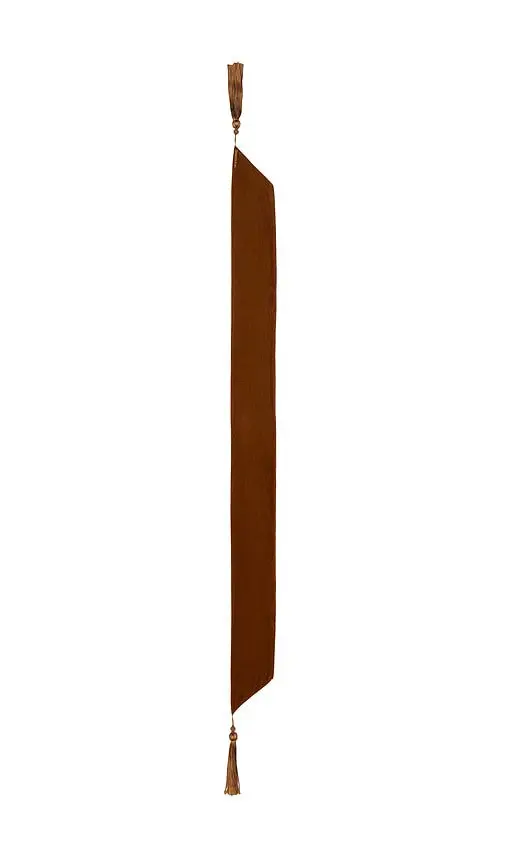 Zimmermann Velvet Neck Scarf In Brown