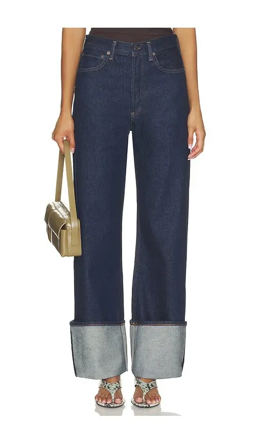 AGOLDE Wide Leg Denim - Rinse