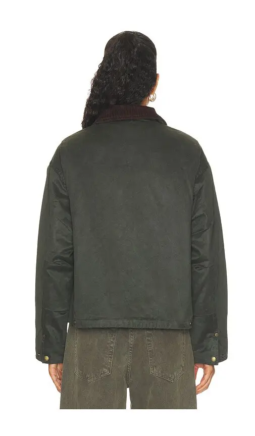 Blanknyc Canvas Jacket In Dark Green