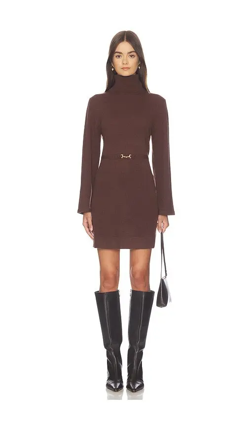 Rixo Aly Dress - Chocolate