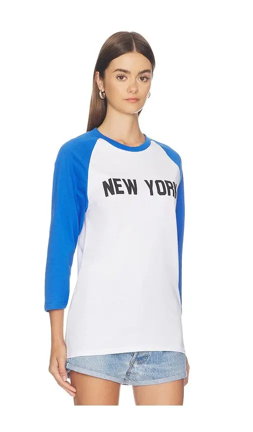DEPARTURE Graphic Print Baseball Tee