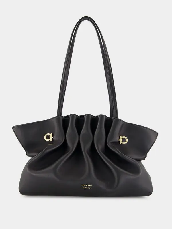 FERRAGAMO Medium Soft-bag - Black