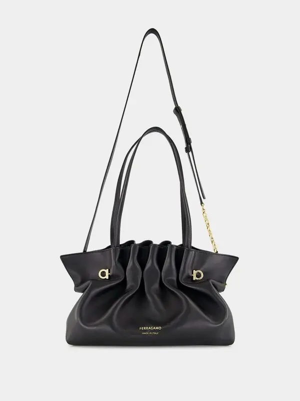 FERRAGAMO Medium Soft-bag - Black