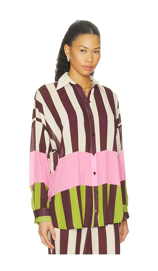 BAOBAB Lulu Shirt In Multi-colored Stripes