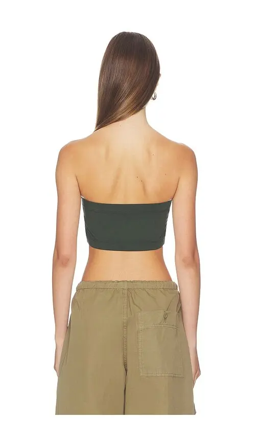HYPE AND VICE Miami Bandeau Top In Green