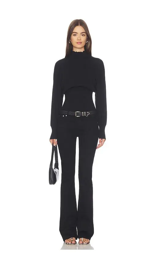 EB DENIM Forest Turtleneck Top