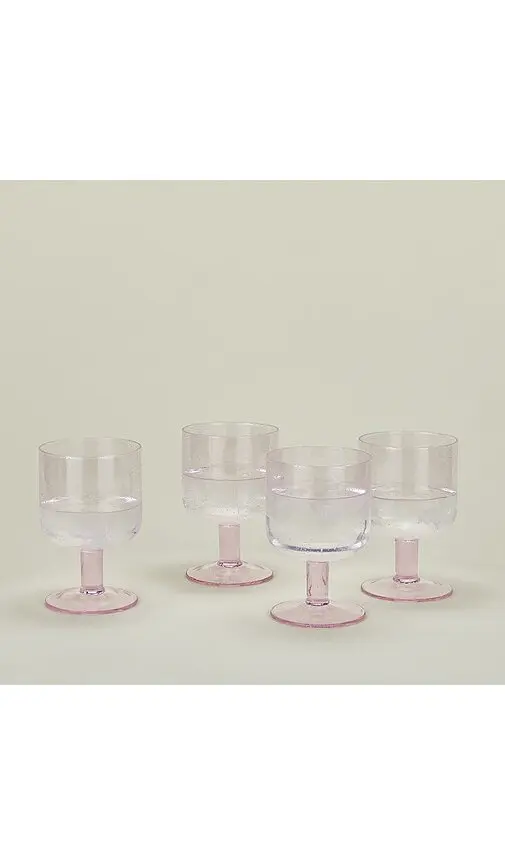 HAWKINS NEW YORK Seeded Glassware Set