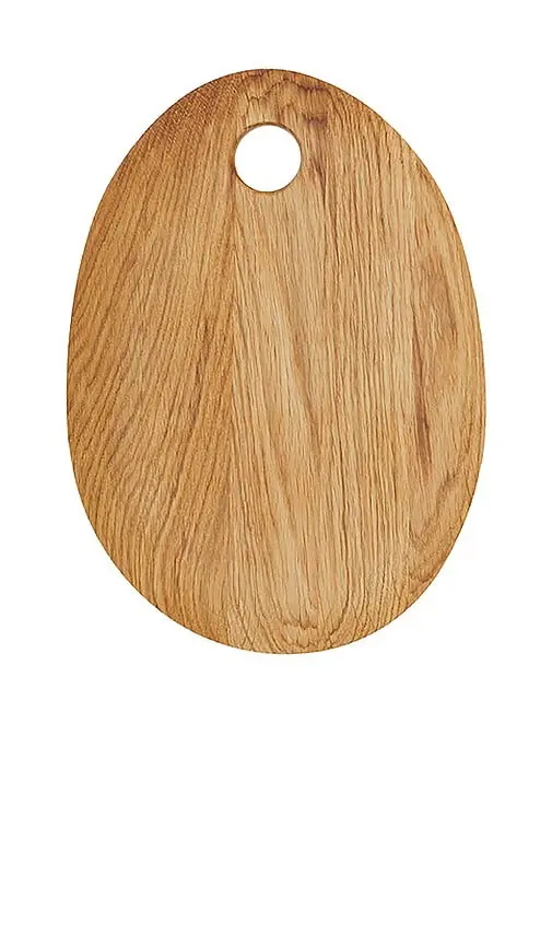 HAWKINS NEW YORK Small Pebble Cutting Board In Brown - Maple