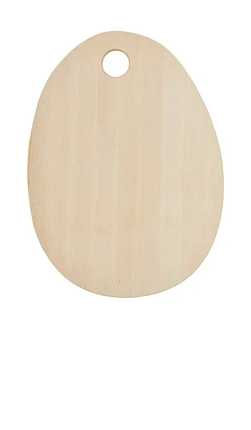 HAWKINS NEW YORK Medium Pebble Cutting Board In Brown - Oak