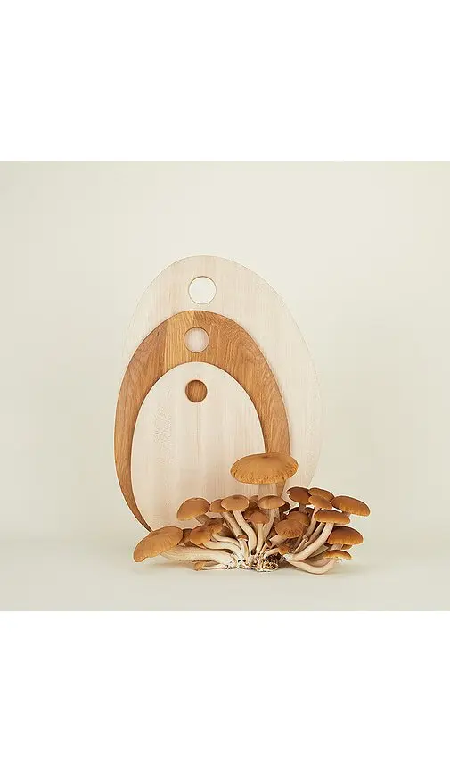HAWKINS NEW YORK Medium Pebble Cutting Board - Oak