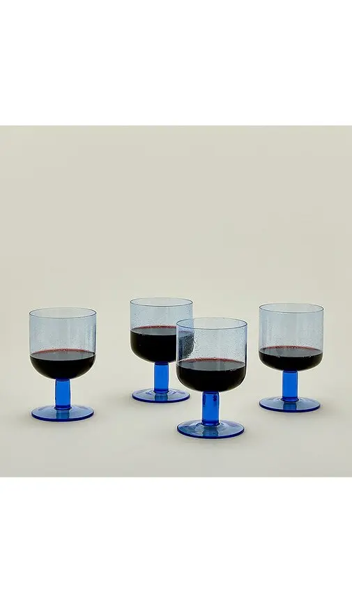 HAWKINS NEW YORK Seeded Glassware Set Of 4
