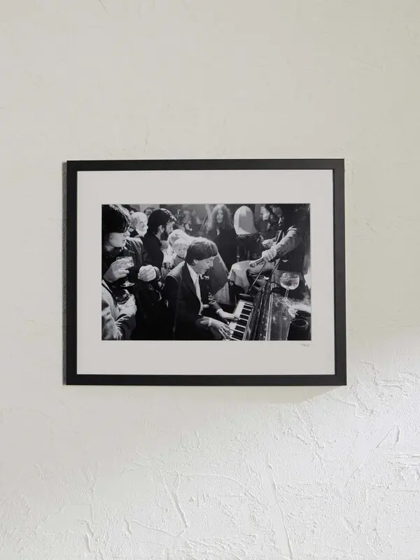 SONIC EDITIONS Framed 1981 Mccartney At The Wedding Print, 50" X 40 - Black