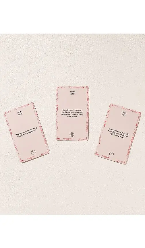 FRIEND OF MINE Dinner Cards In Pink