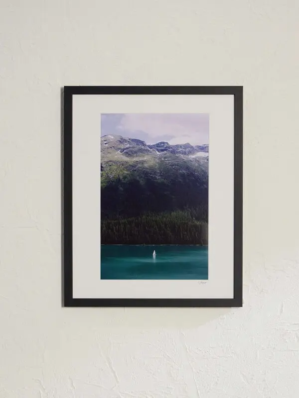 SONIC EDITIONS Framed 2017 St. Moritz Print, 40" X 50 - Multi