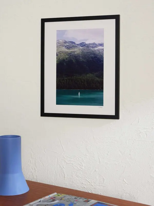 SONIC EDITIONS Framed 2017 St. Moritz Print, 40" X 50