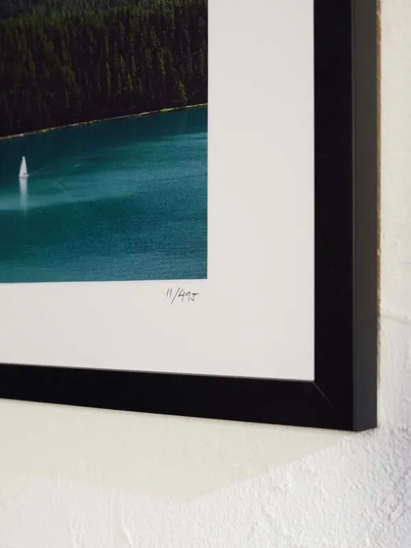 SONIC EDITIONS Framed 2017 St. Moritz Print, 40" X 50