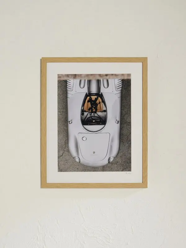 SONIC EDITIONS Framed 2026 Porsche 718 Rsk Spyder From Above Print, 40" X 50&quot - Multi