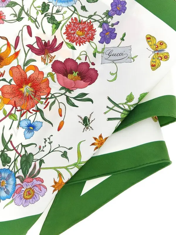 Gucci Printed Silk Foulard