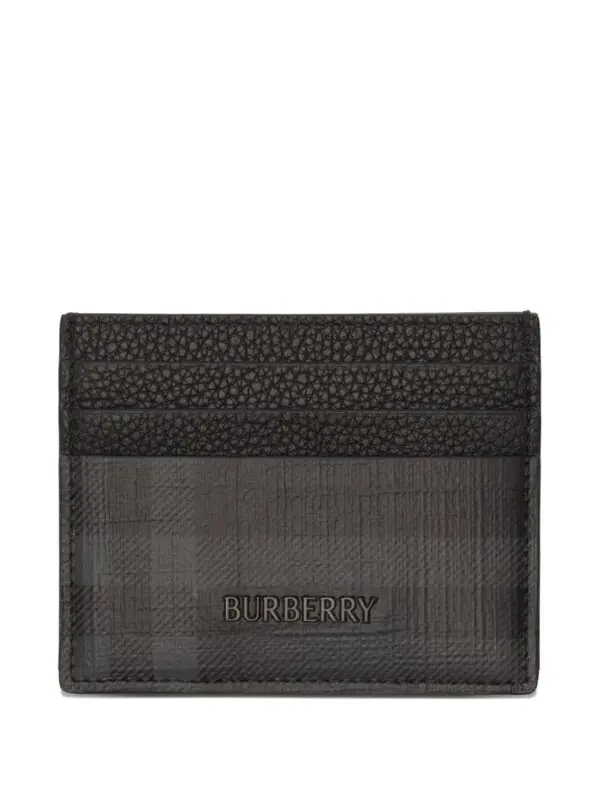 Burberry Check Credit Card Case