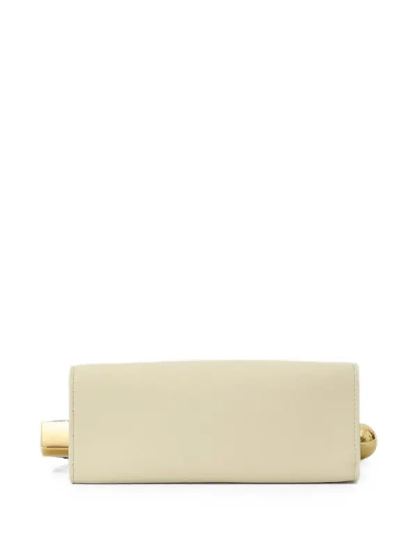 Jacquemus Le Sac Rond Carre Leather Clutch