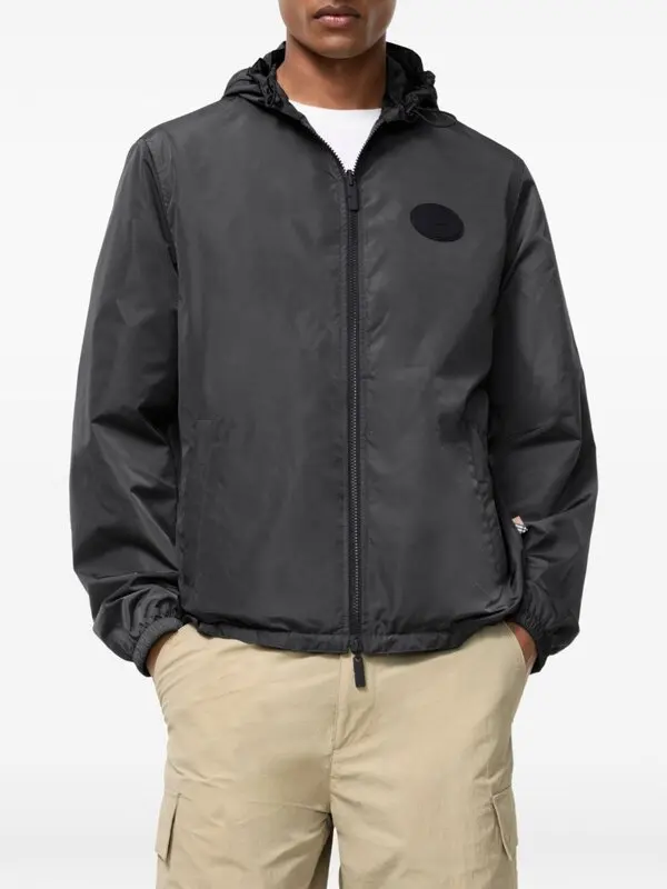 Burberry Check Blouson Jacket With Hood
