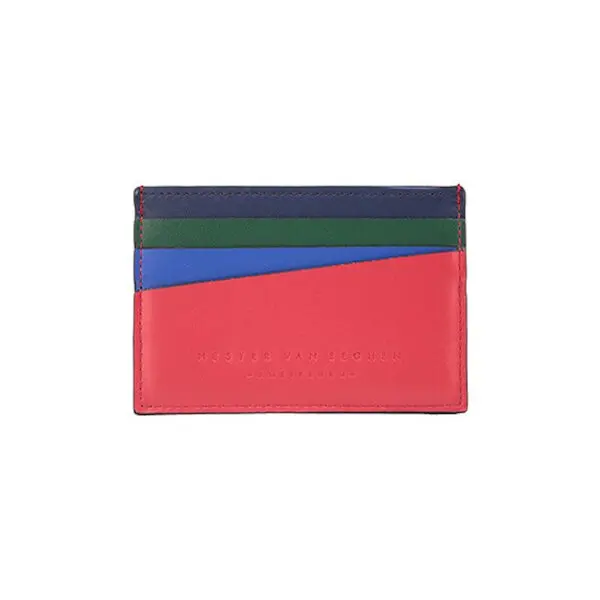 HESTER VAN EEGHEN Black / Red Cardholder Diagonal Double Mars