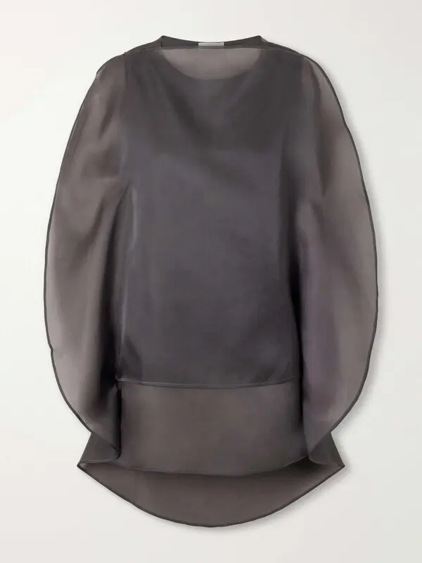 RUOHAN Ikra Silk-organza Blouse