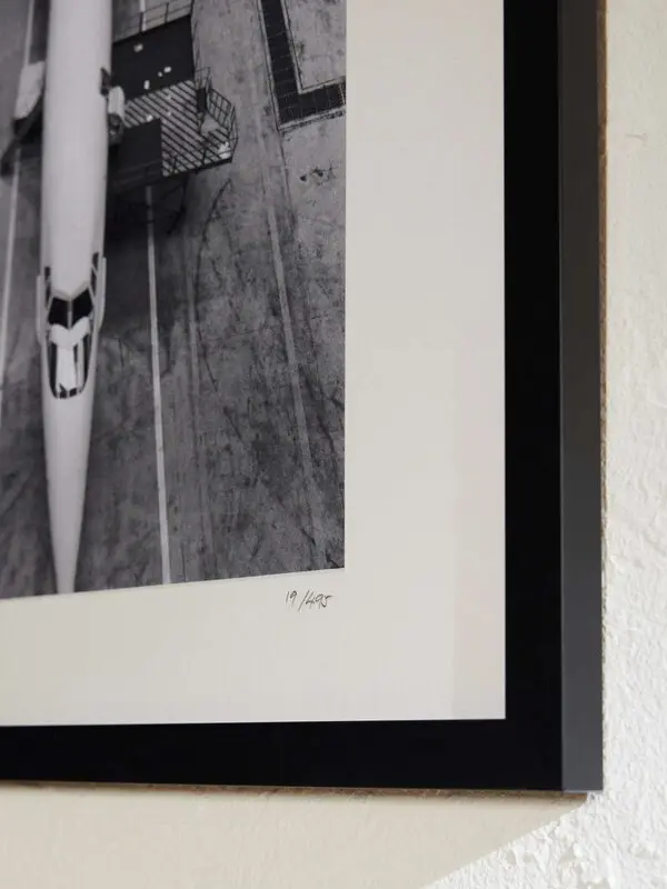 SONIC EDITIONS Framed 1977 Corcorde '77 Print, 40" X 50