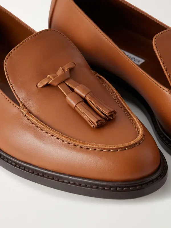 Manolo Blahnik Bucky Tasseled Loafers