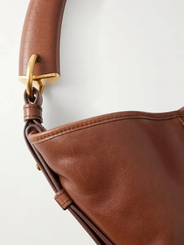 Saint Laurent Mombasa Medium Leather Shoulder Bag