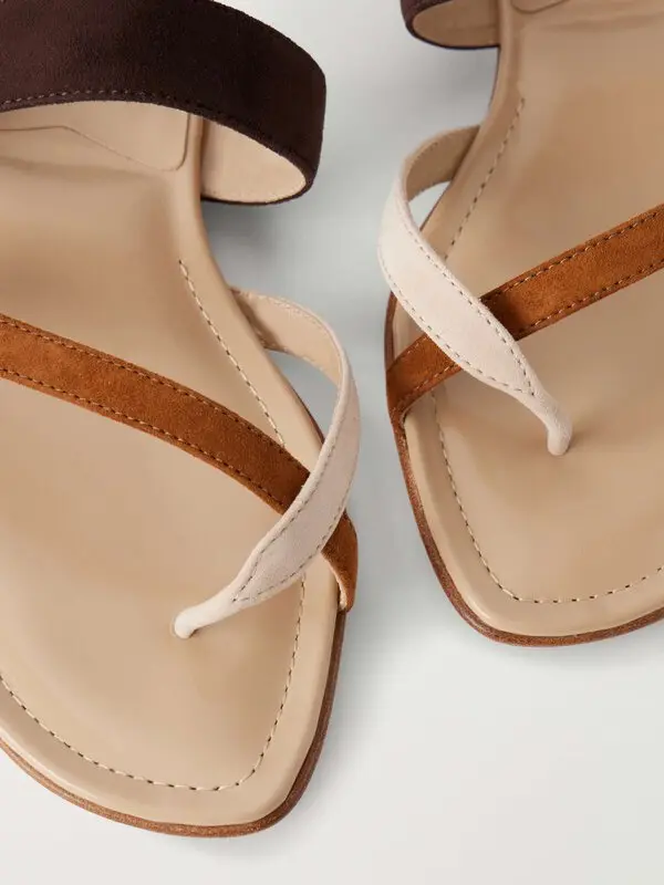 Manolo Blahnik Susastri Suede Sandals