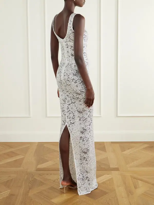 ILKYAZ OZEL Crystal-embellished Cotton Gown