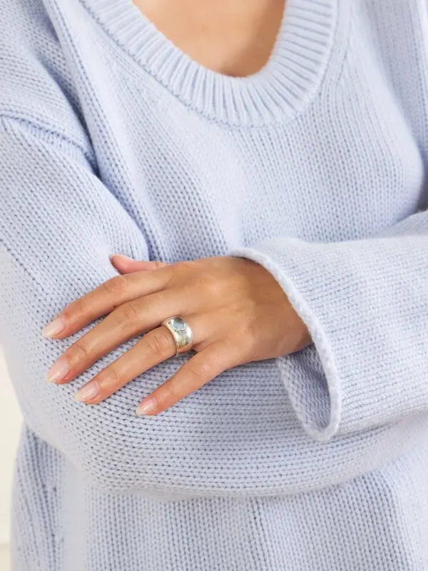 LOREN STEWART Gentry Sterlin Silver And Topaz Ring