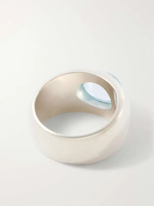 LOREN STEWART Gentry Sterlin Silver And Topaz Ring
