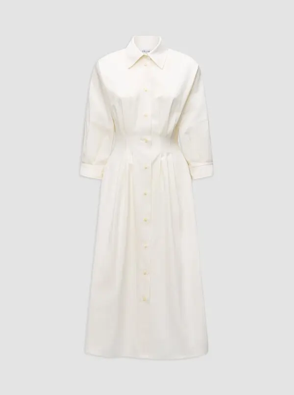 CALLAS MILANO Anais Shirt Dress - Desert