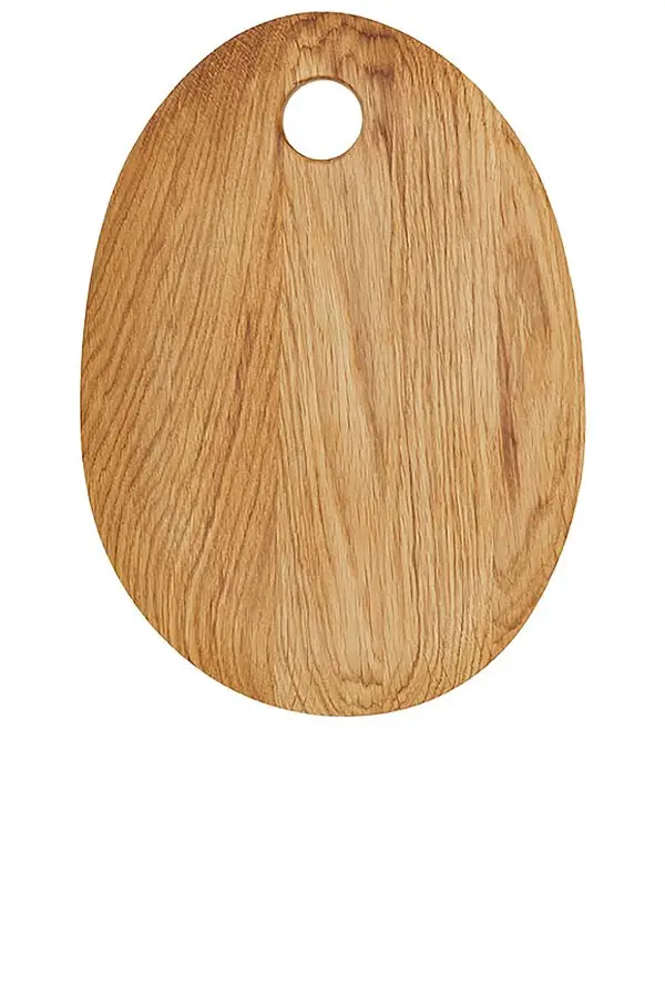 HAWKINS NEW YORK Small Pebble Cutting Board In Brown - Maple