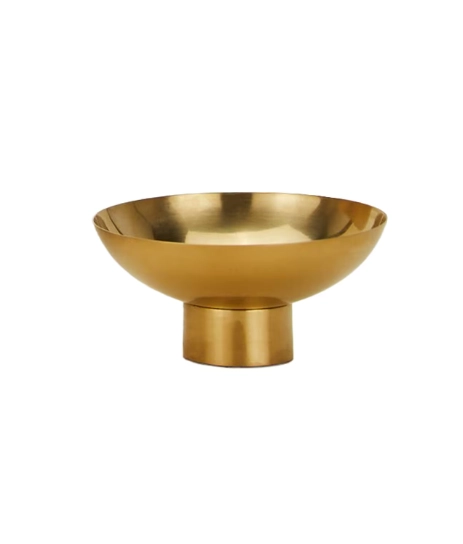 HAWKINS NEW YORK Small Essential Footed Bowl - Brass