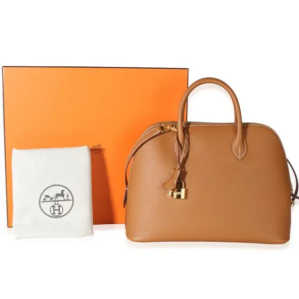 Hermès Gold Epsom Bolide 30 Ghw